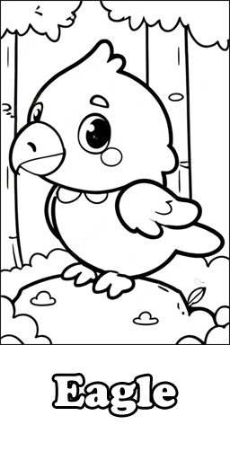 Eagle – Free printable coloring page for kids – nightfame.com
