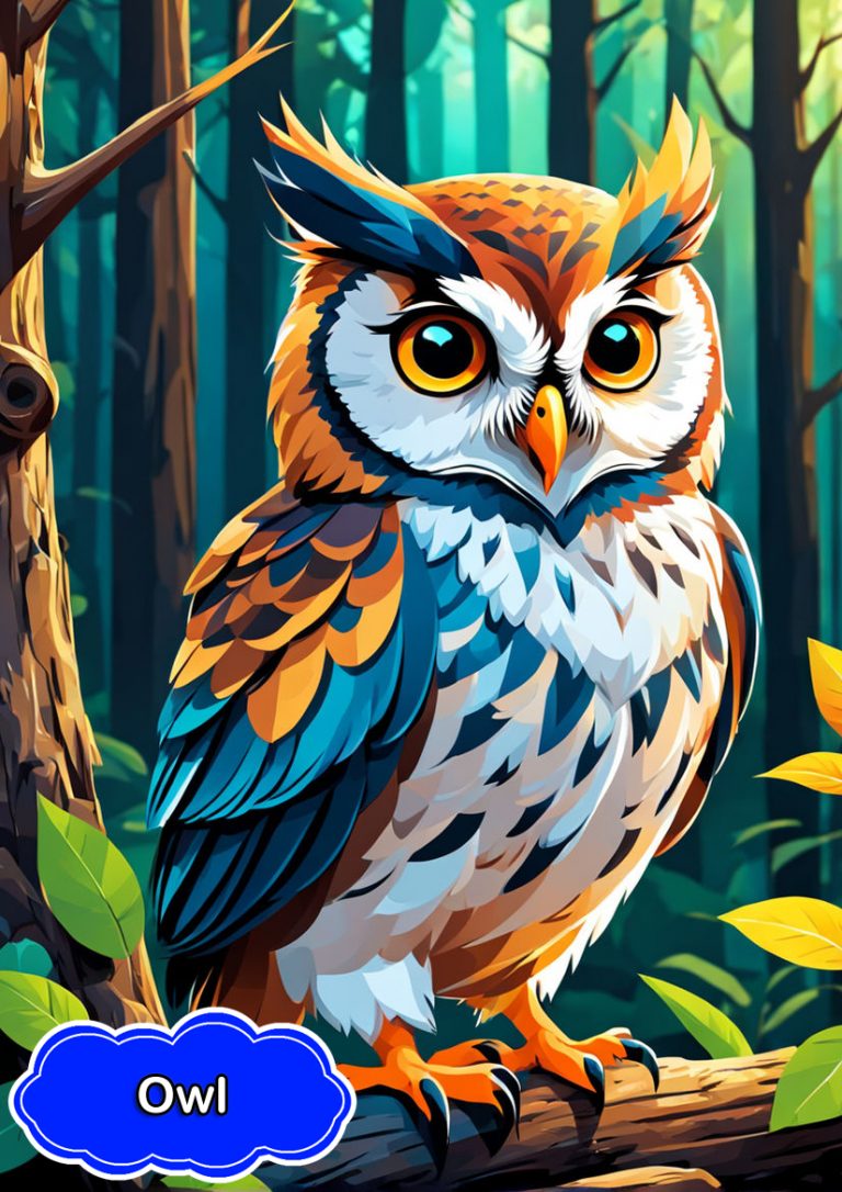 Owl – Colors of the Wild: Discovering Animals – Free Animals Fun ...