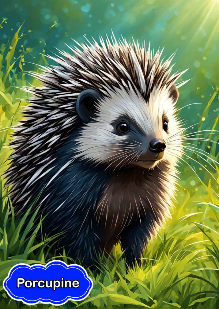 Porcupine – Colors of the Wild: Discovering Animals – Free Animals Fun ...