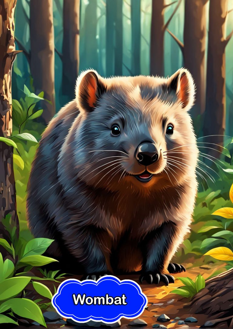 Wombat – Colors of the Wild: Discovering Animals – Free Animals Fun ...
