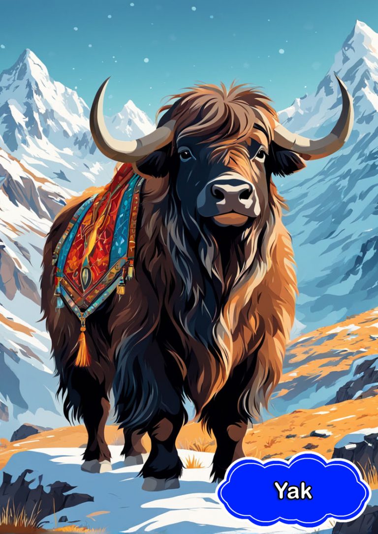 Yak – Colors of the Wild: Discovering Animals – Free Animals Fun ...