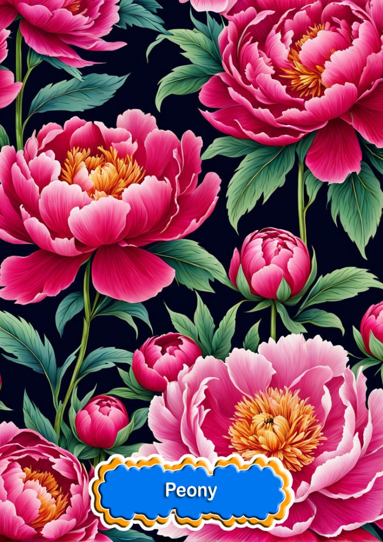 Peony – Blooming Colors: Discovering Flowers – Free Flowers Fun ...