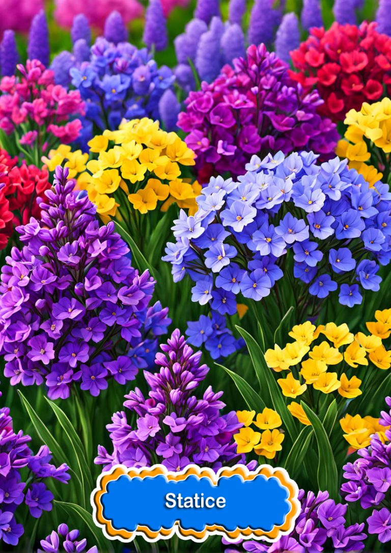 Statice – Blooming Colors: Discovering Flowers – Free Flowers Fun ...