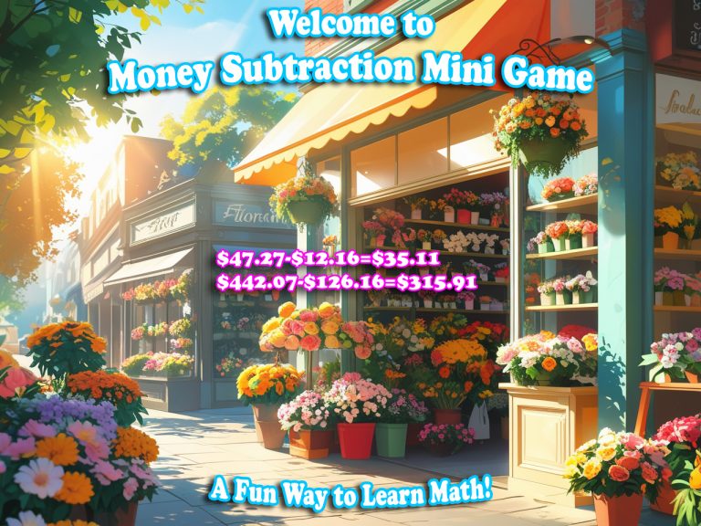 Money Subtraction Mini Game for Kids – nightfame.com